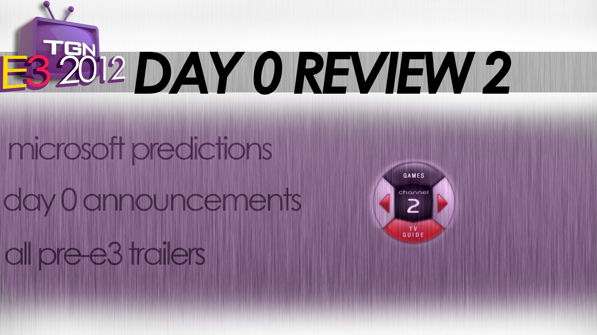 E3 2012 - Day 0 Review #2! - Microsoft Predictions | Ruin Gaming